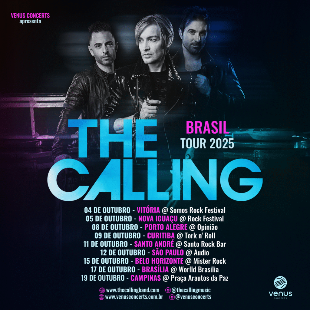 The Calling volta ao Brasil em outubro para shows com Meet & greet ...
